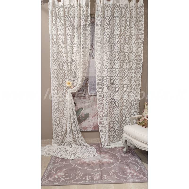 Tenda in pizzo Arabesque di Chez Moi | Colore naturale